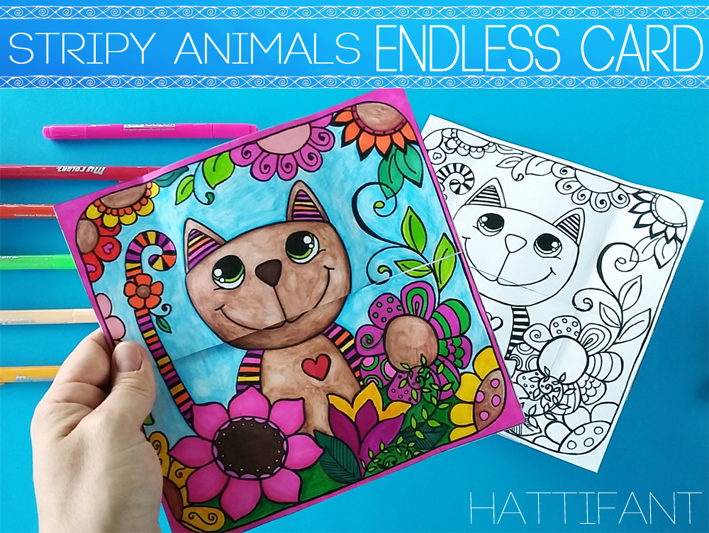 Stripy Animals ENDLESS CARD Bundle