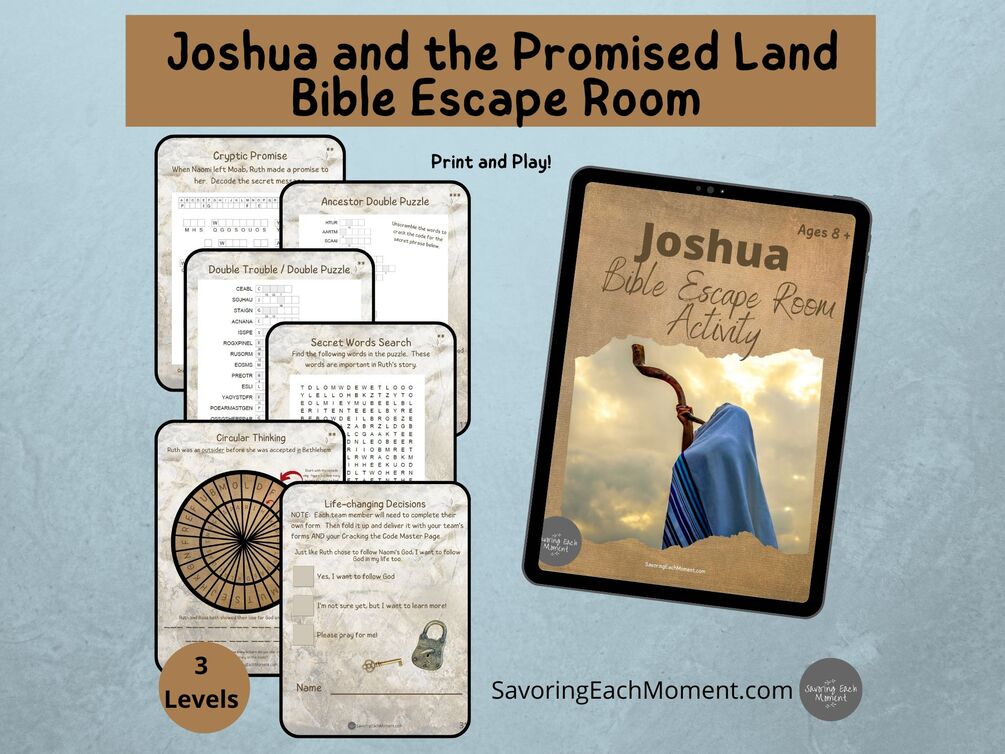 Joshua And The Promised Land Bible Escape Room Game