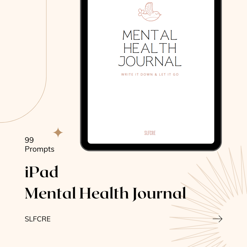 99 Prompt Mental Health Journal | iPad Journal for Goodnotes ...