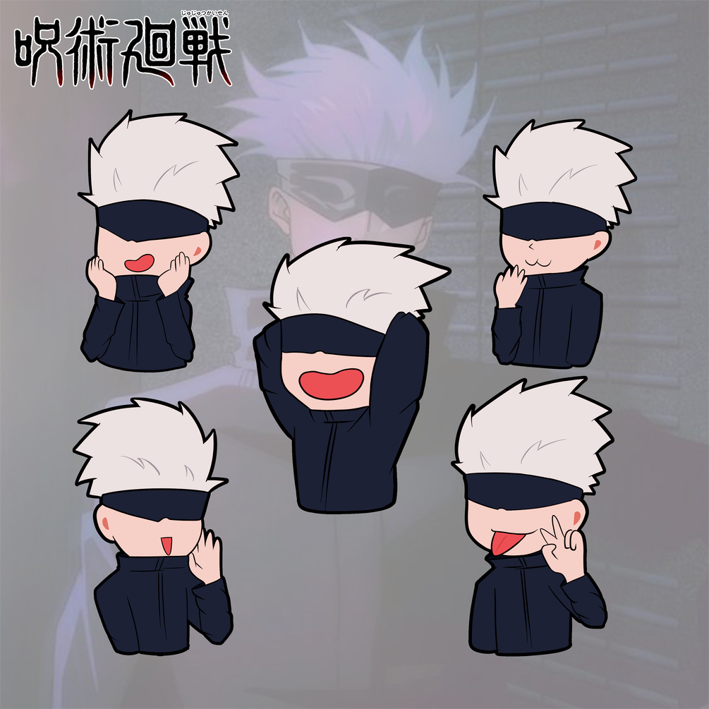 5 Emote Gojo Satoru of Jujutsu kaisen my Style