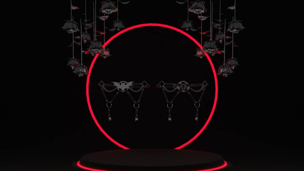 Bat Garter set for VRChat