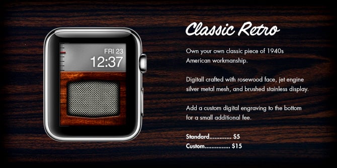 Classic Retro | Apple Watch Face