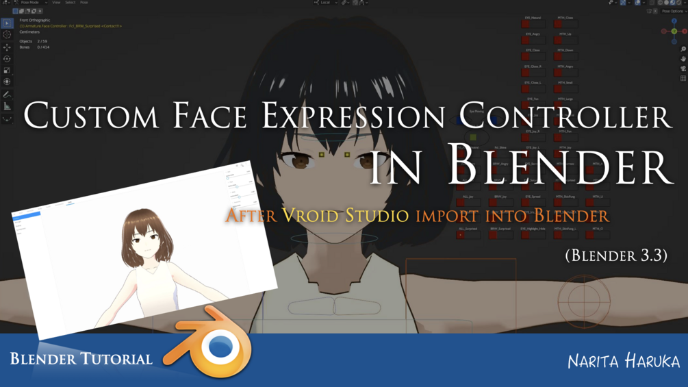 Custom Expression Controller for Character from Vroid Studio