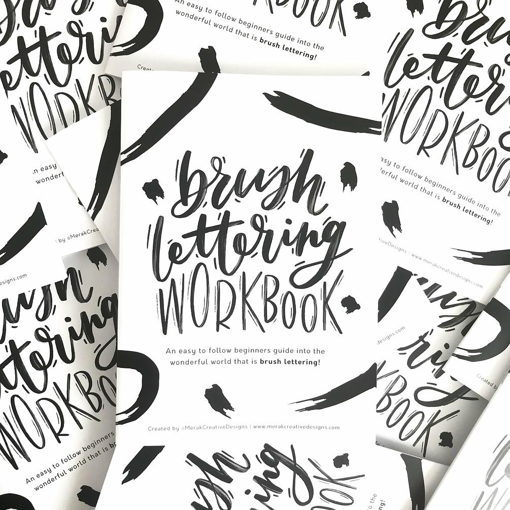 Brush Lettering Workbook