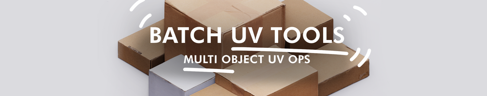 Batch UV Tools | Blender Multiple Object UV helper