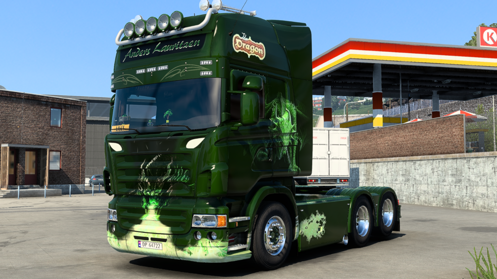 Scania RJL 5s Anders Lauritzen "THE DRAGON" Skin