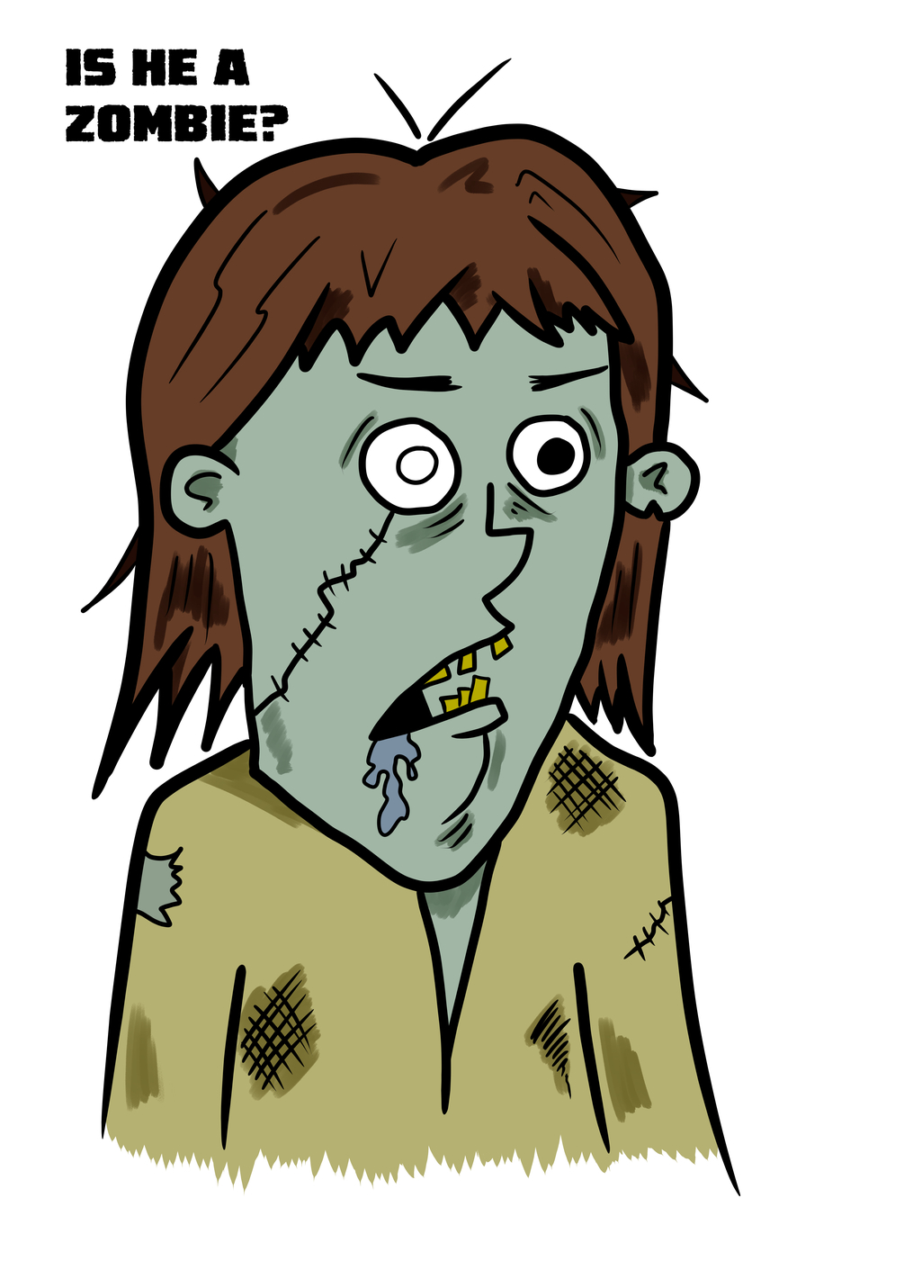 Free Mini Comic - Is He A Zombie?