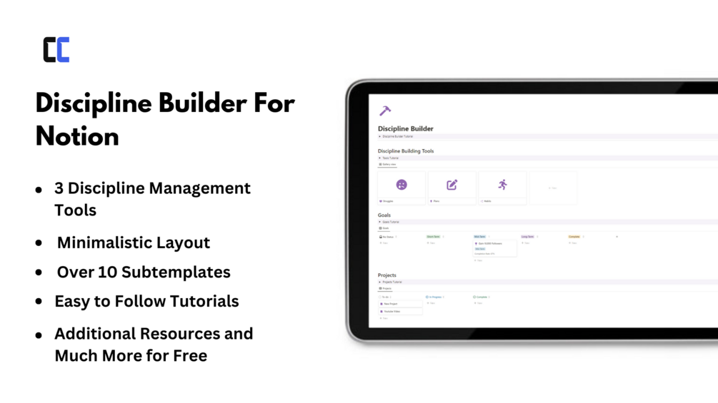 Notion Discipline Builder