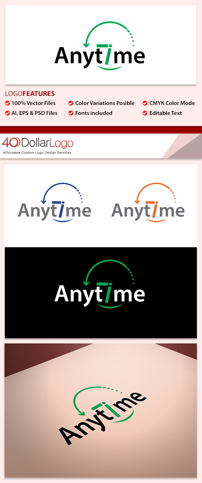 AnyTime Logo Template