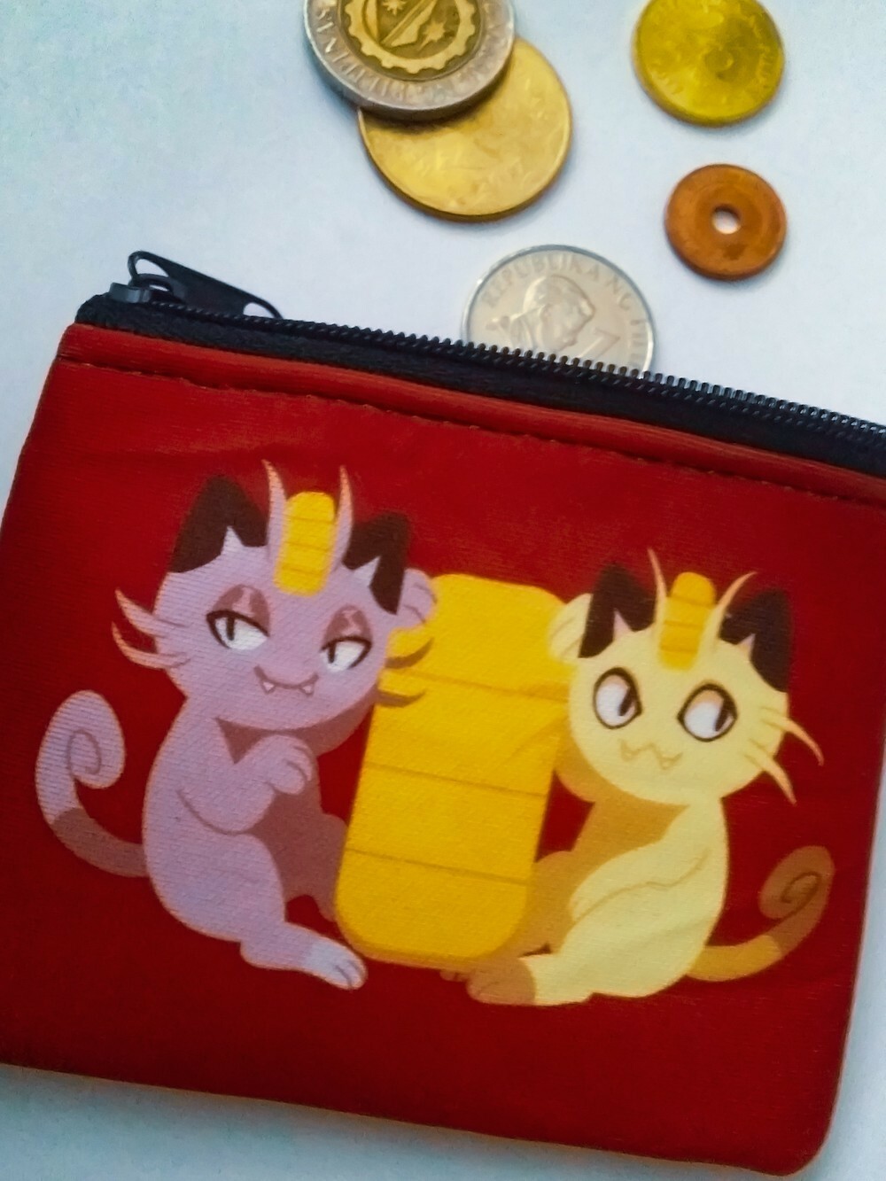Meowth and Alolan Meowth POKÉMON Coin Purse