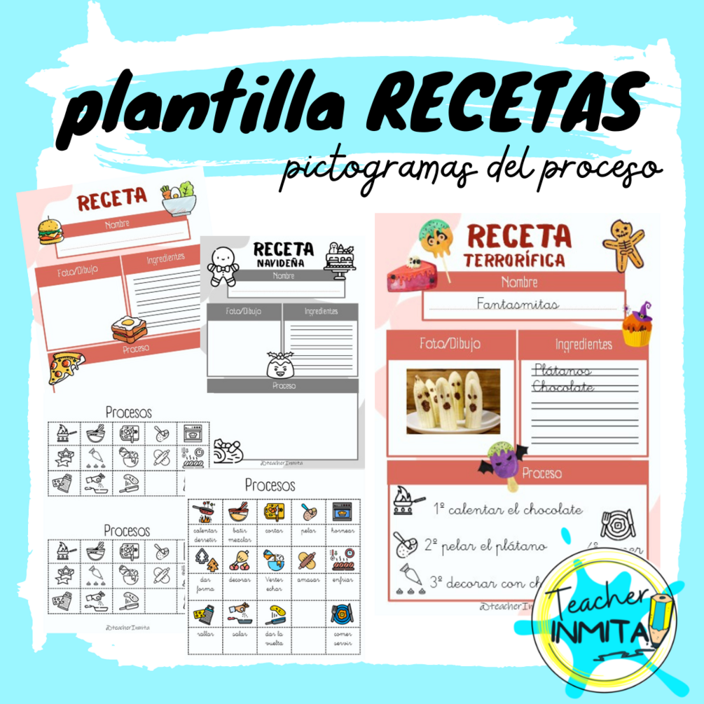 Plantilla recetas