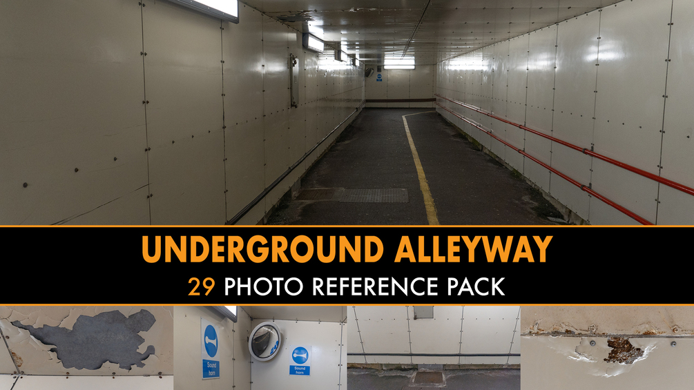 29 Underground Alleyway - Reference Photo Pack