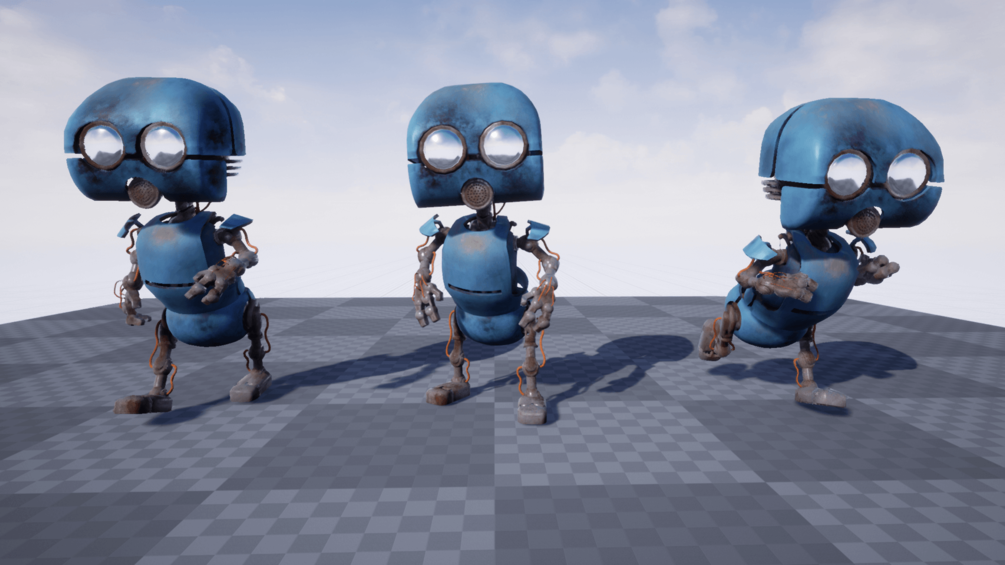 Cute Robot character for Unreal Engine