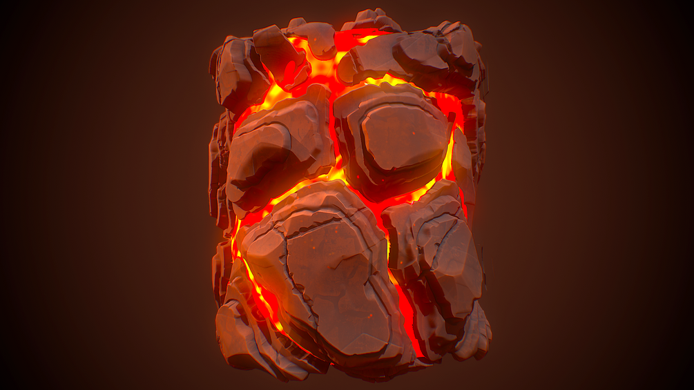 Stylized Lava Floor - Substance Designer