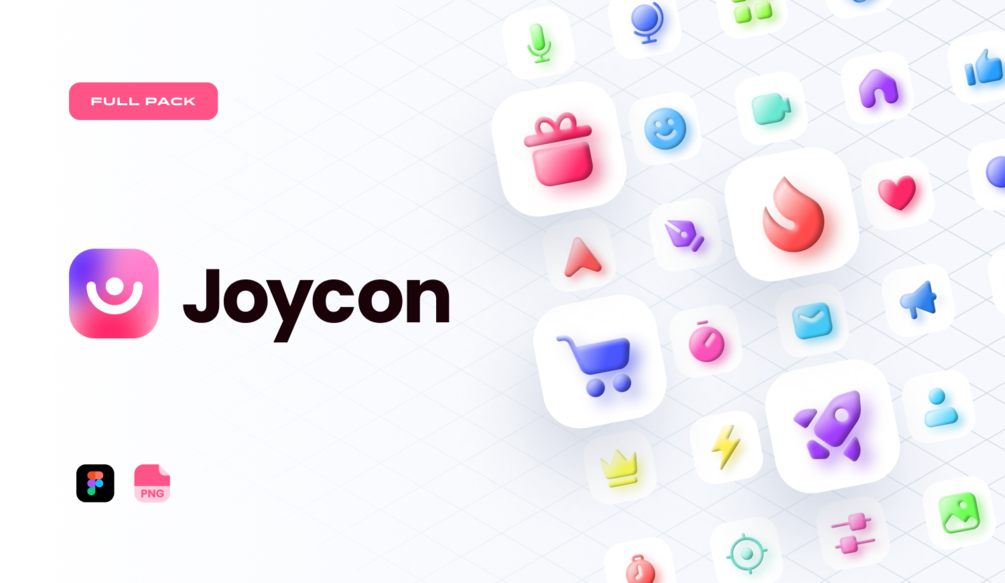 Joycon 3D Icon Pack