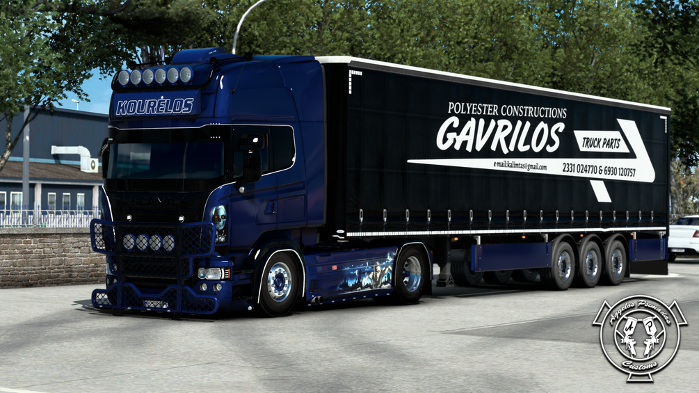 Scania R620 Kourelos "The Cemetery" Combo Skin (RJL)