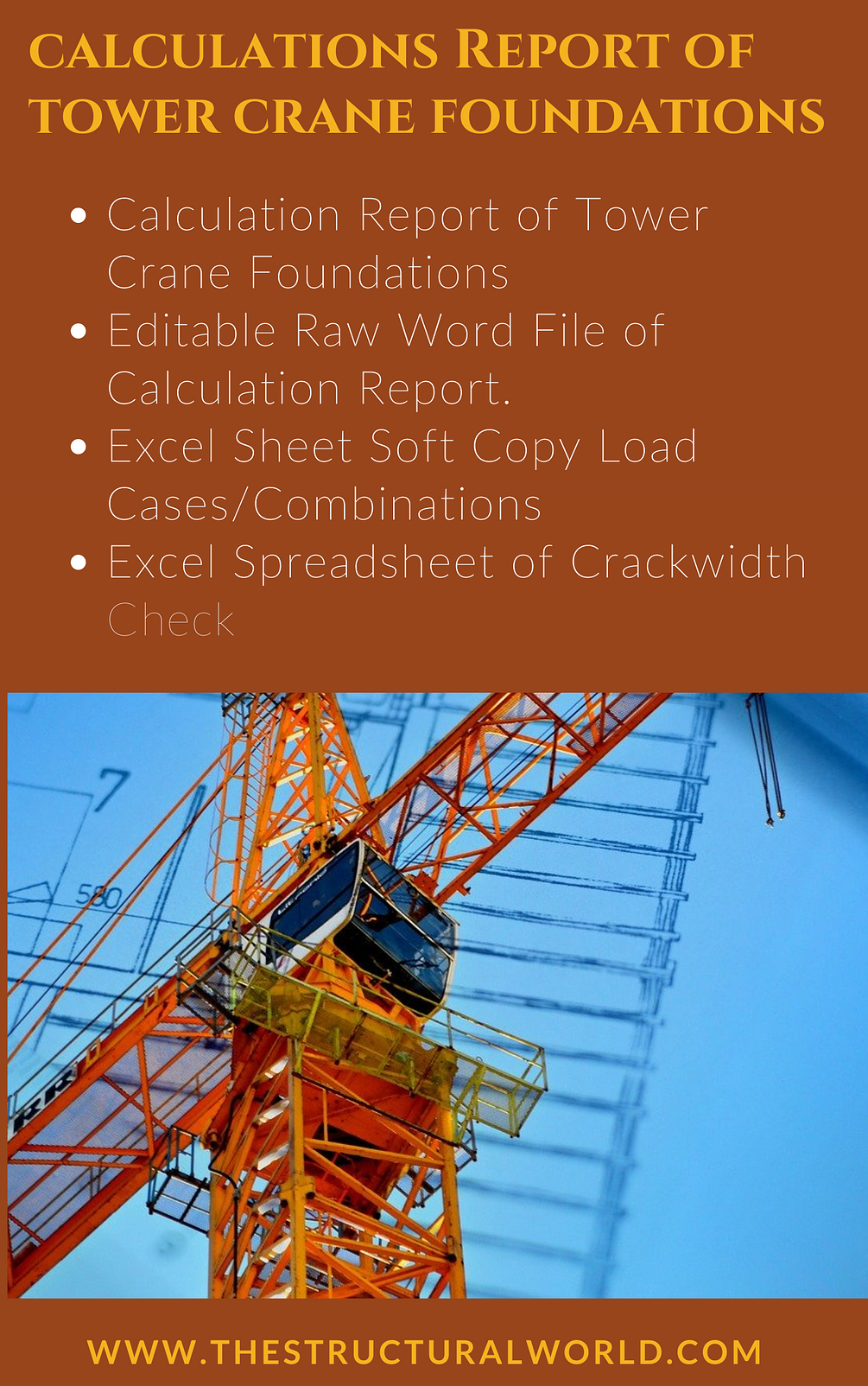 Calculation Report of Tower Crane Foundations