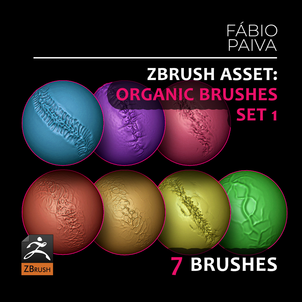ZBrush Asset: Organic Brushes - set 1