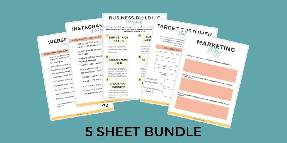 Business Building Cheat Sheet