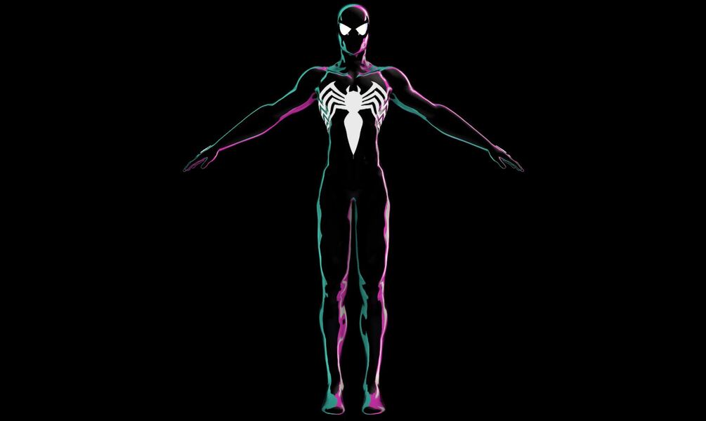 Comic Book Symbiote VRC Model Unity Package