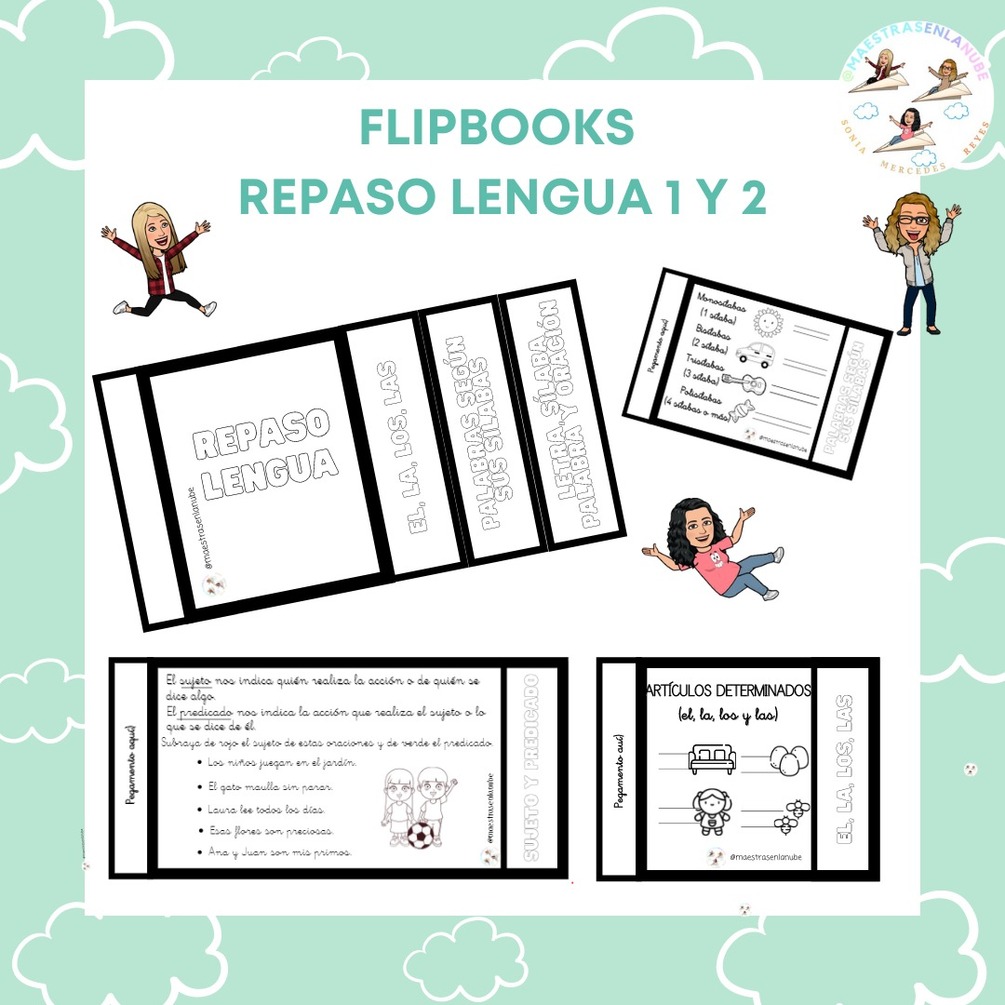 Flipbooks repaso Lengua 1 y 2
