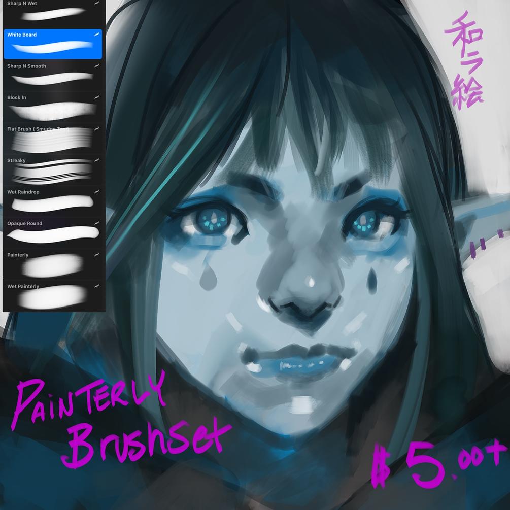 PAINTERLY BRUSHSET