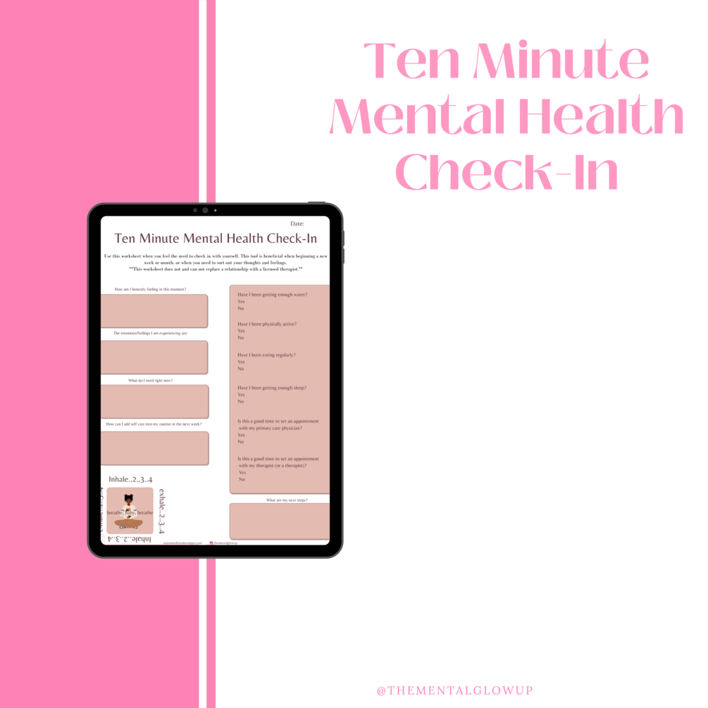 10 minute Mental Health Check-In