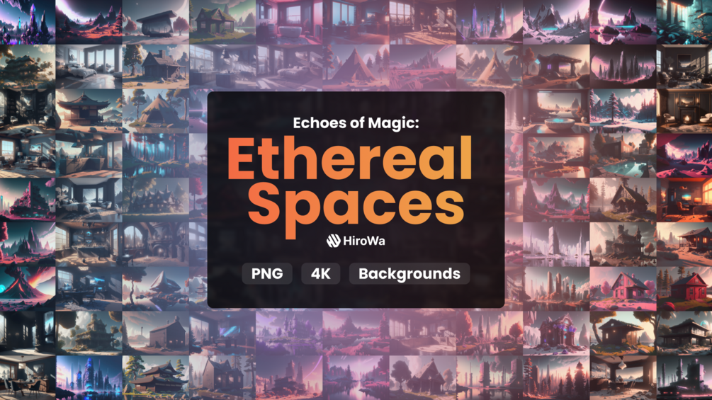 Echoes of Magic: Ethereal Spaces (4K Backgrounds)