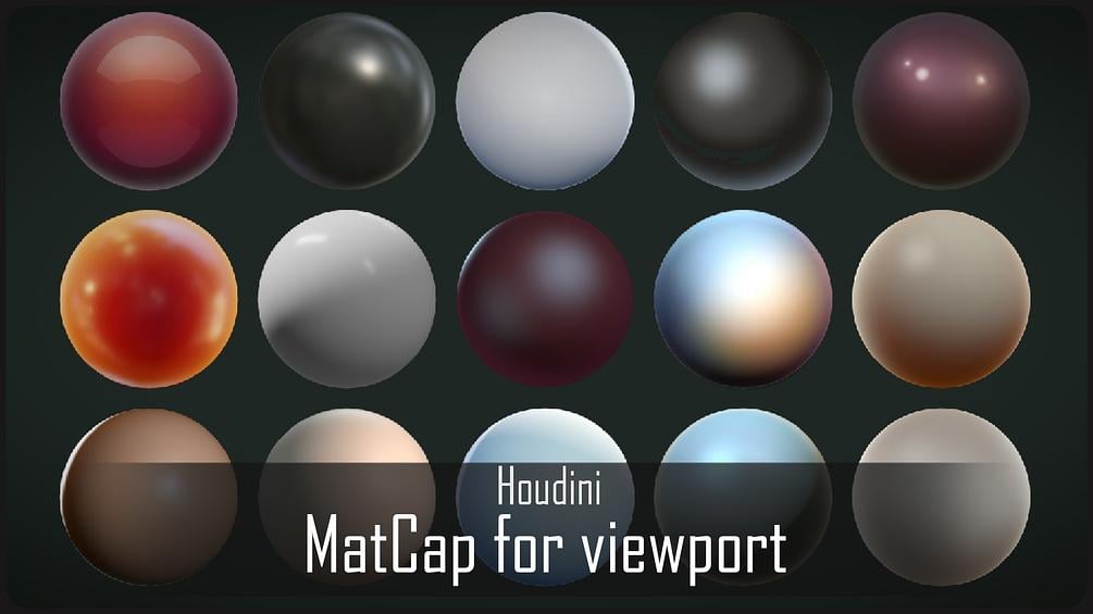 Houdini MatCaps