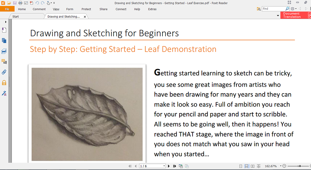 [FREE] Drawing and Sketching for Beginners - Getting Started - Leaf ...