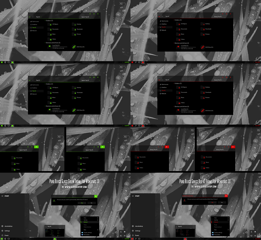 Glass Theme Windows 10
