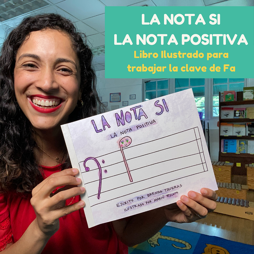 Actividades para trabajar la Clave de Fa: Cuento Musical "La nota positiva"