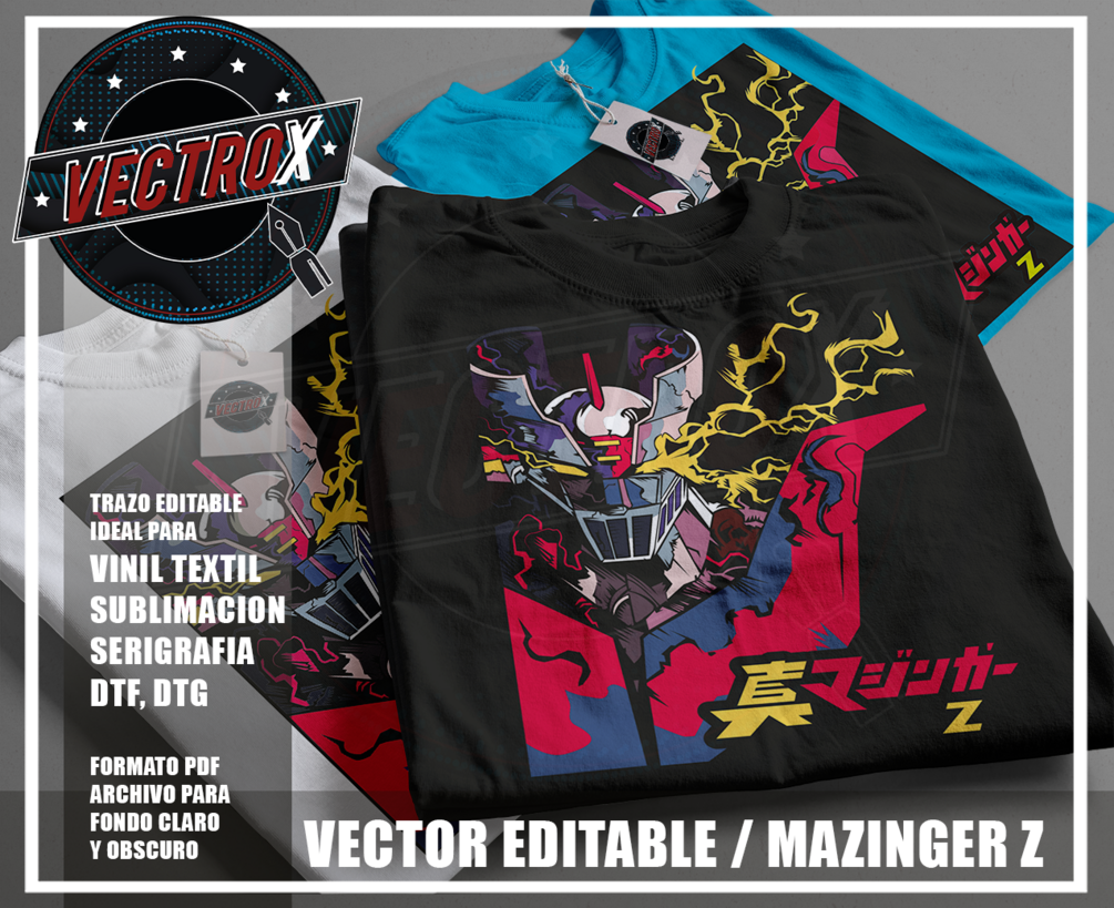 Vector Editable - Mazinger Z