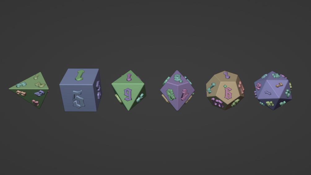 Custom Dice Models