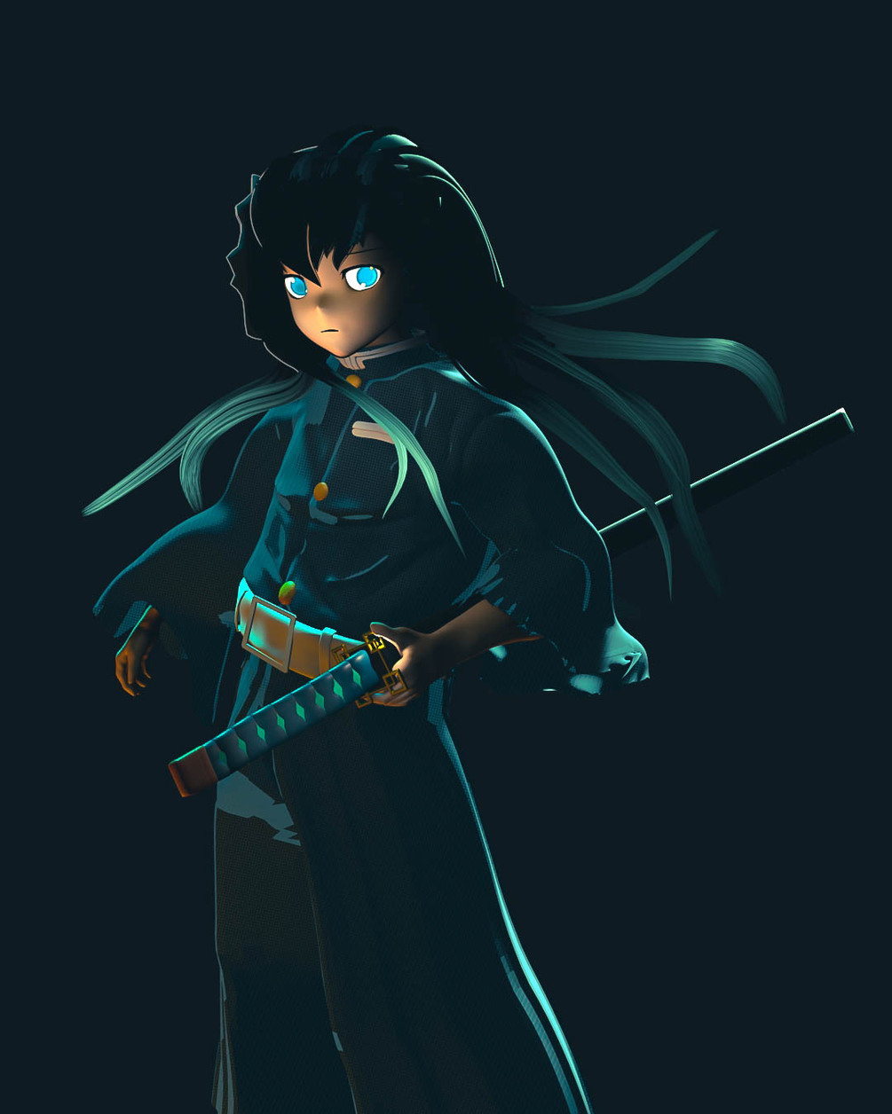 Muichiro Tokito - Mist Hashira - 3D Model