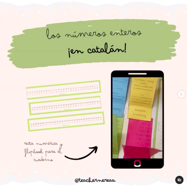 Nombres enters - números enteros en catalán