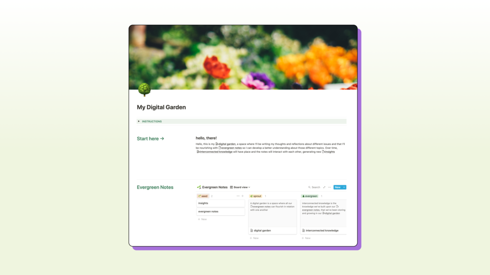 Digital Garden Template