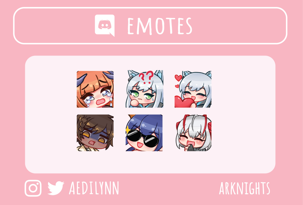 Arknights Emote Pack 2