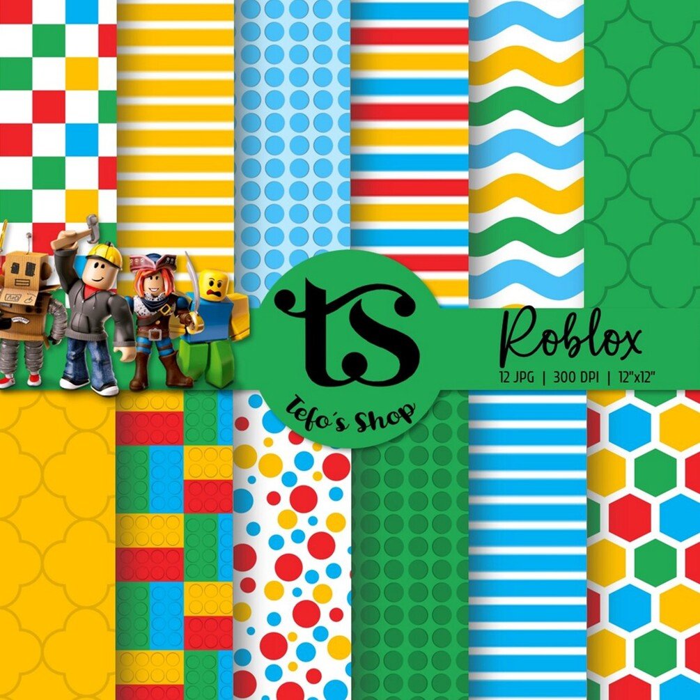 Roblox | Papeles digitales | Paper pack