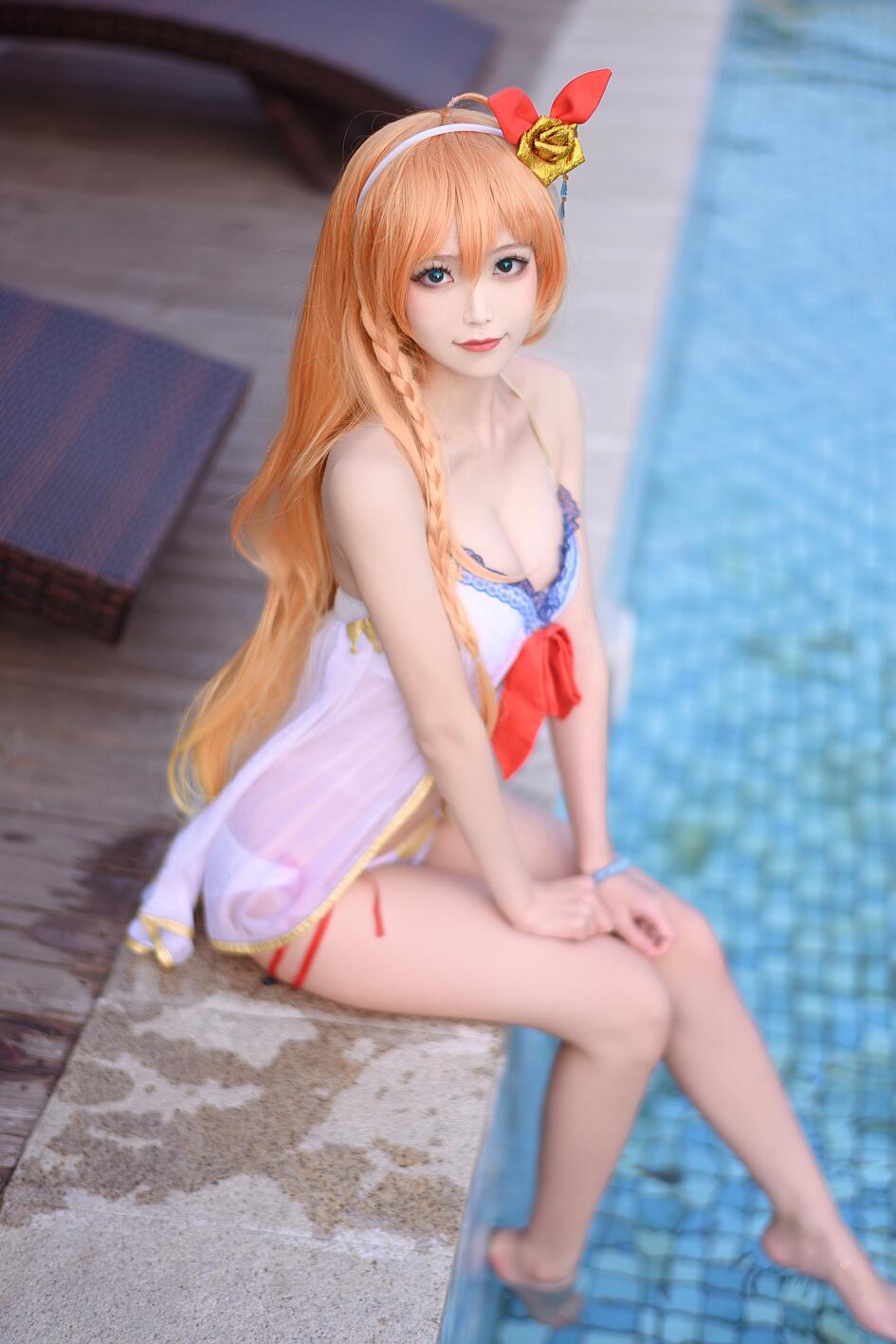 [CN:汪知子/wangzhizi] 佩可莉姆泳装 (cosplay photos|コスプレ写真)