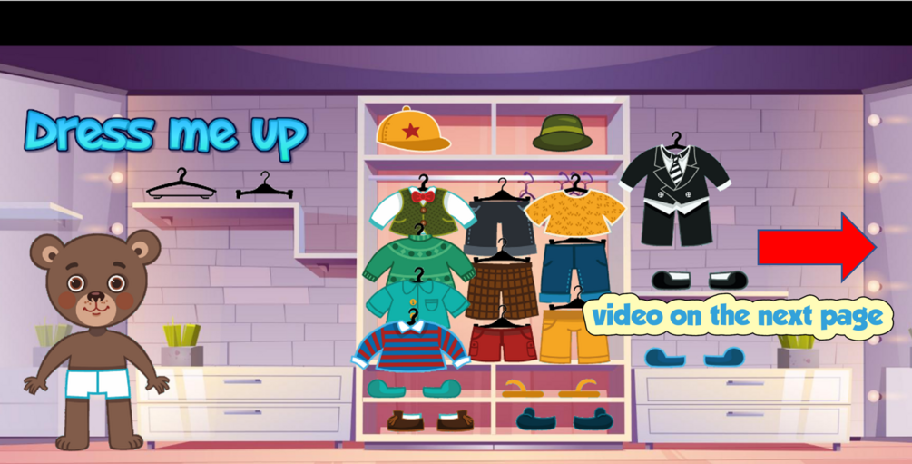 Dress me up game with boy (EDB file)