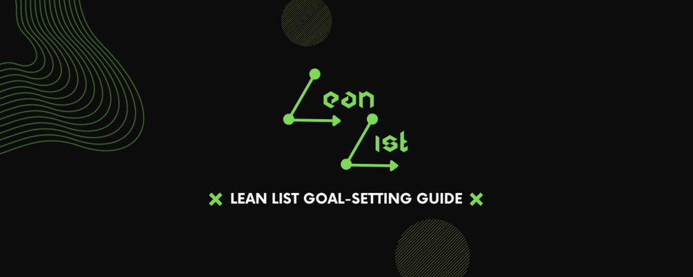 Lean List Goal Setting Template