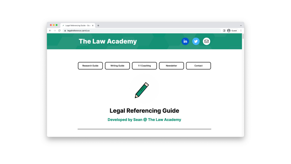 Legal Referencing Guide