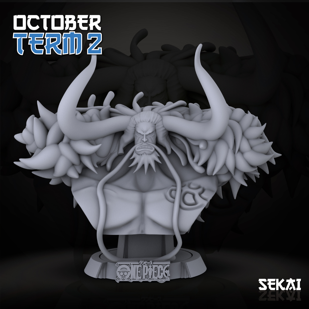 Kaido Bust - Sekai 3D Models - Tested and Ready for 3D printing