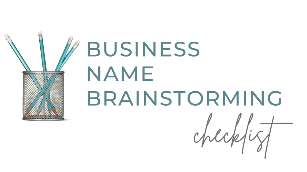 Business Name Brainstorming Checklist