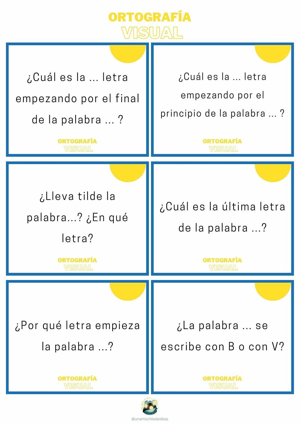 Ortografía visual CAST