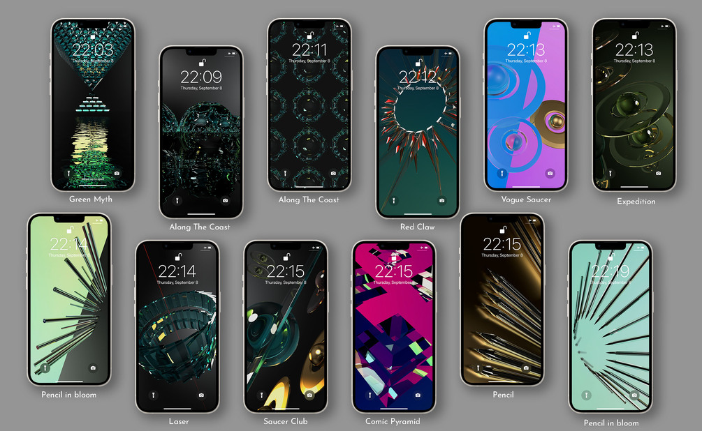 Wallpaper Pack 3D, For Cellphone [V-stare, Pure Series]