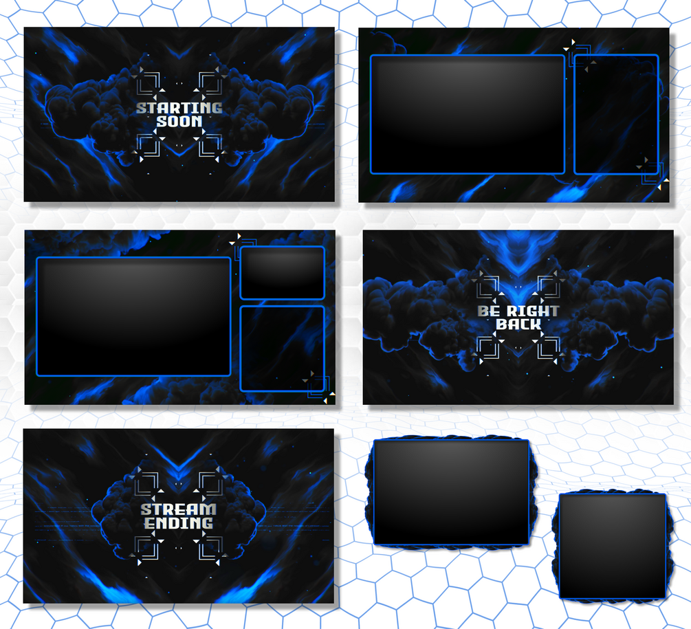"Version 01" Animated Stream Overlay Pack