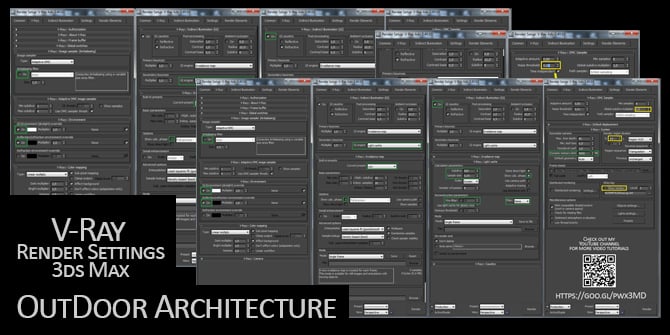 V-Ray render settings 3ds Max