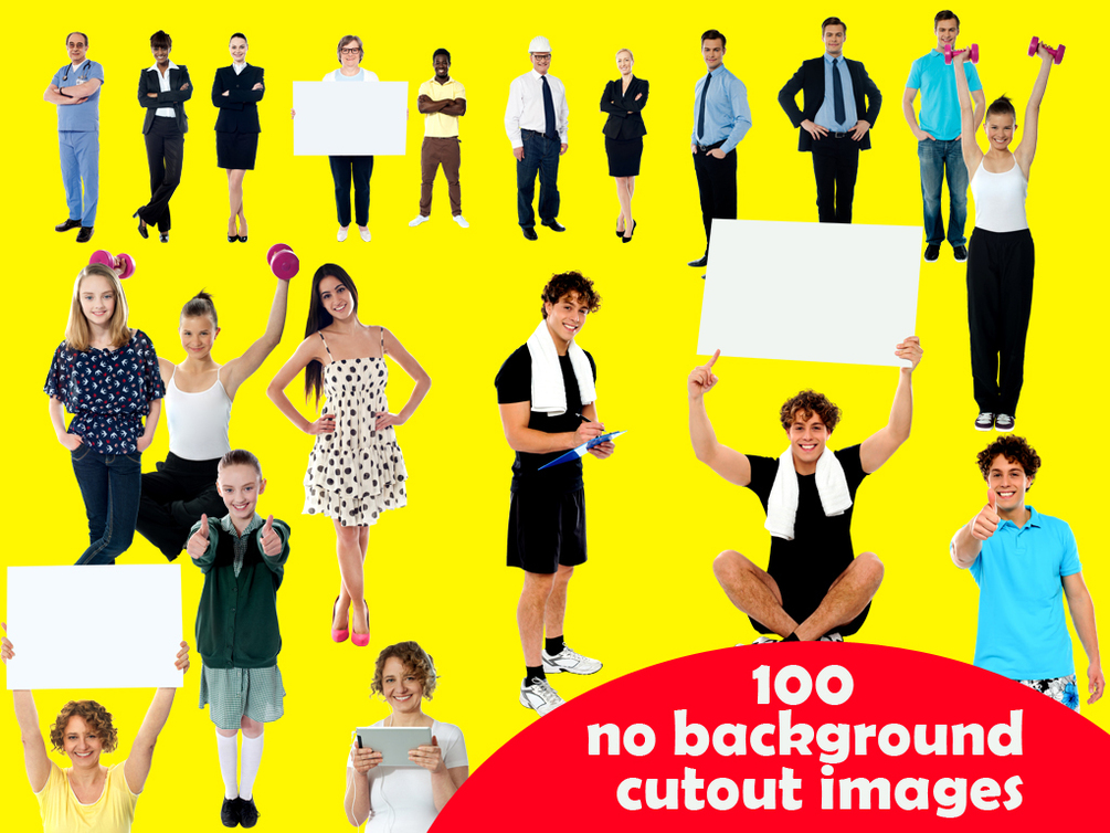 100 CUT OUT IMAGES WITH NO BACKGROUNDS